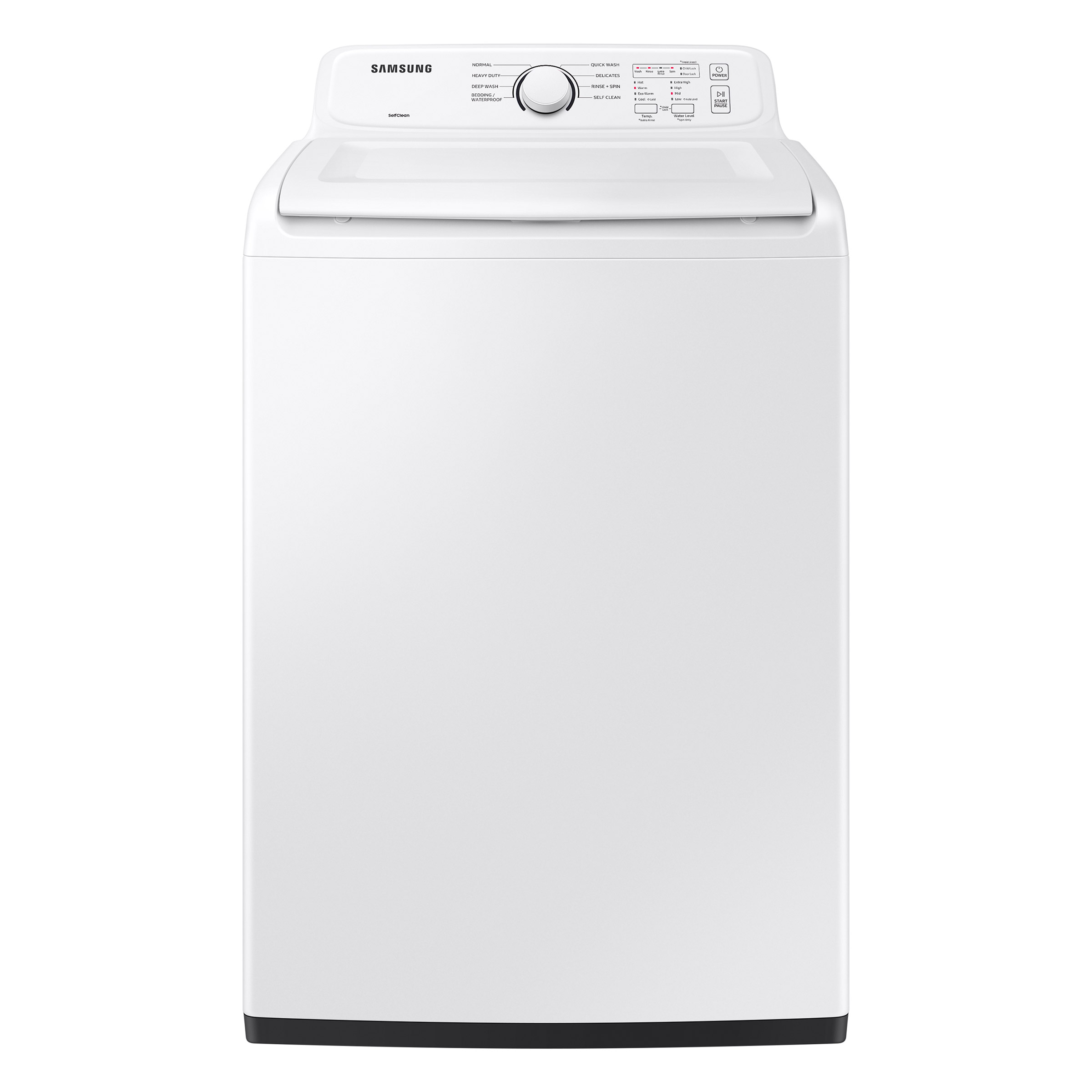 Samsung 4.1 cu. ft. Capacity Top Load Washer with Soft-Close Lid and 8 ...