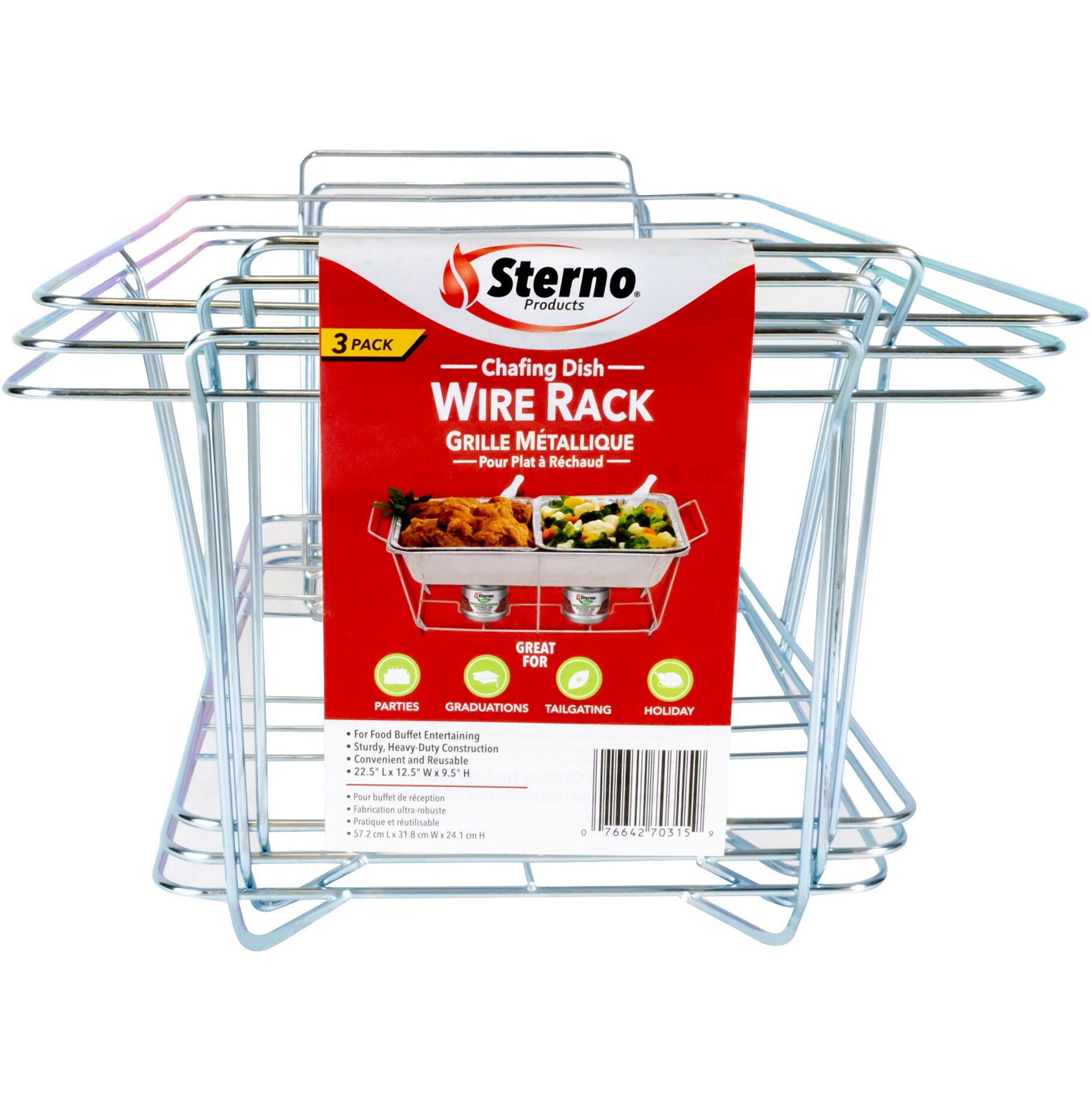 Sterno Chafing Dish Wire Rack, 3 ct | Costco