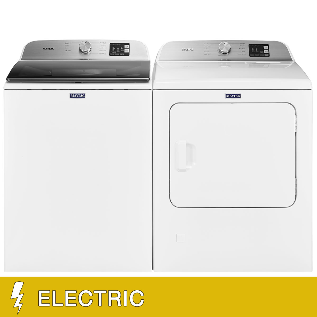 Maytag 4.8 cu. ft. Washer and 7.0 cu. ft. ELECTRIC Dryer with Deep Fill ...