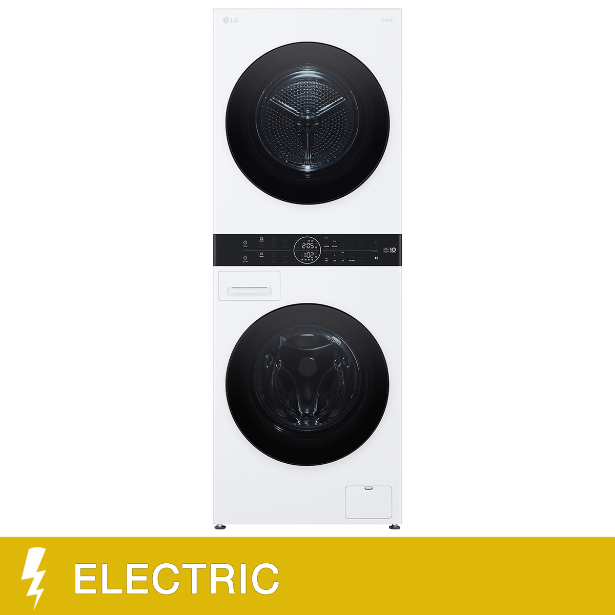 LG Compact 24 in. Washtower Single Unit Front Load 3.1 cu. ft. Washer ...