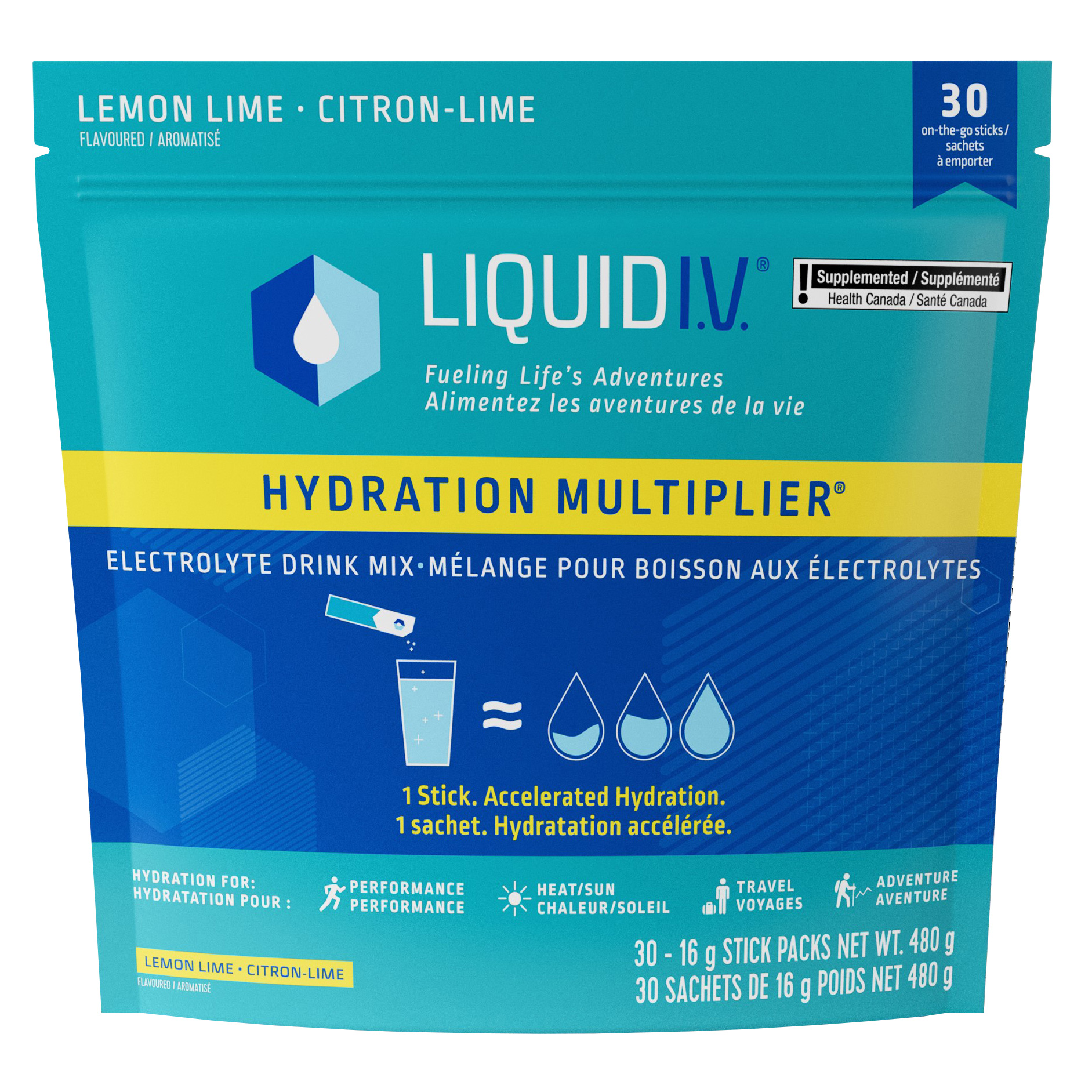 Liquid I.V. Citron Lime, 30ct | Costco