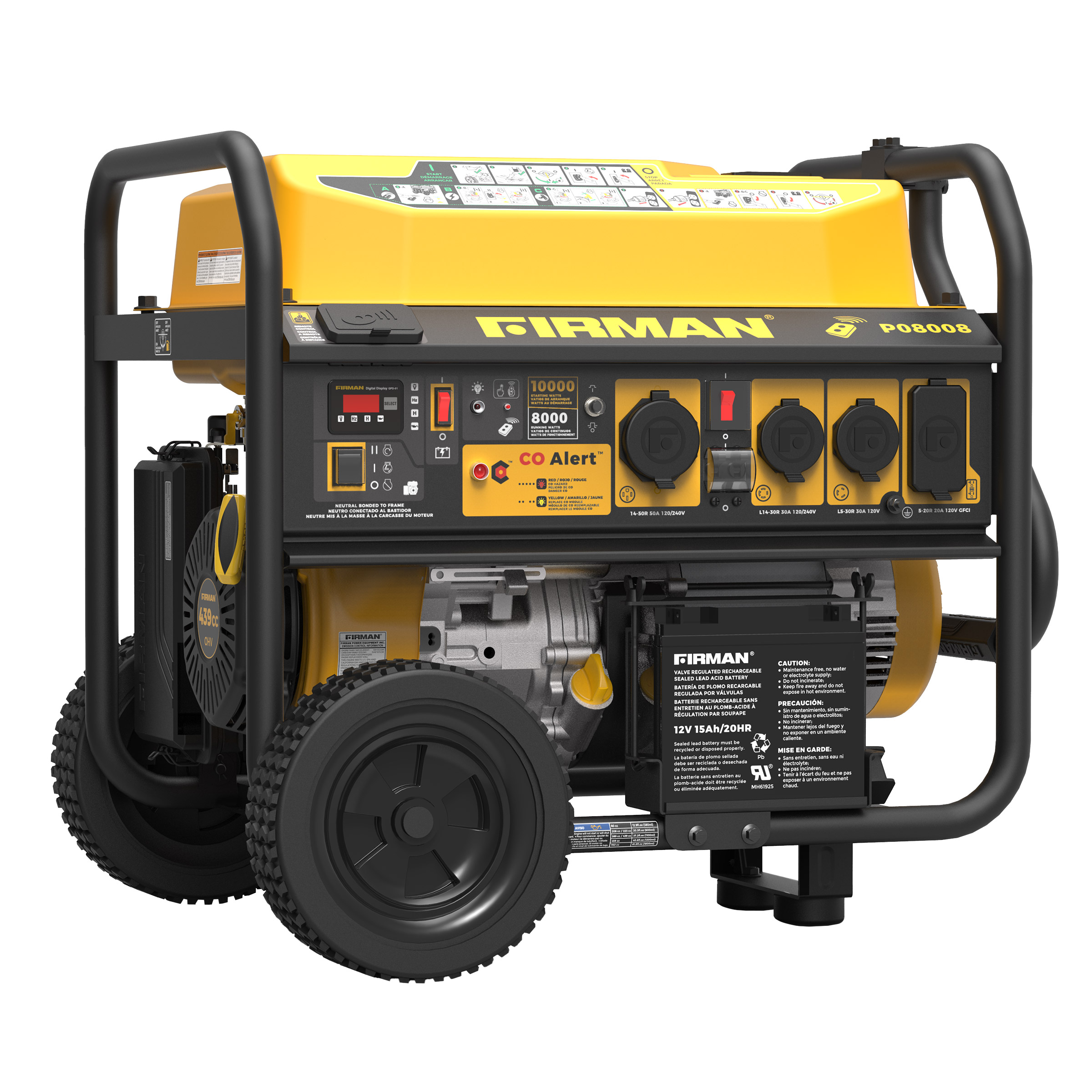 Firman 10,000W/8,000W Portable Generator with CO Shut Off | Costco