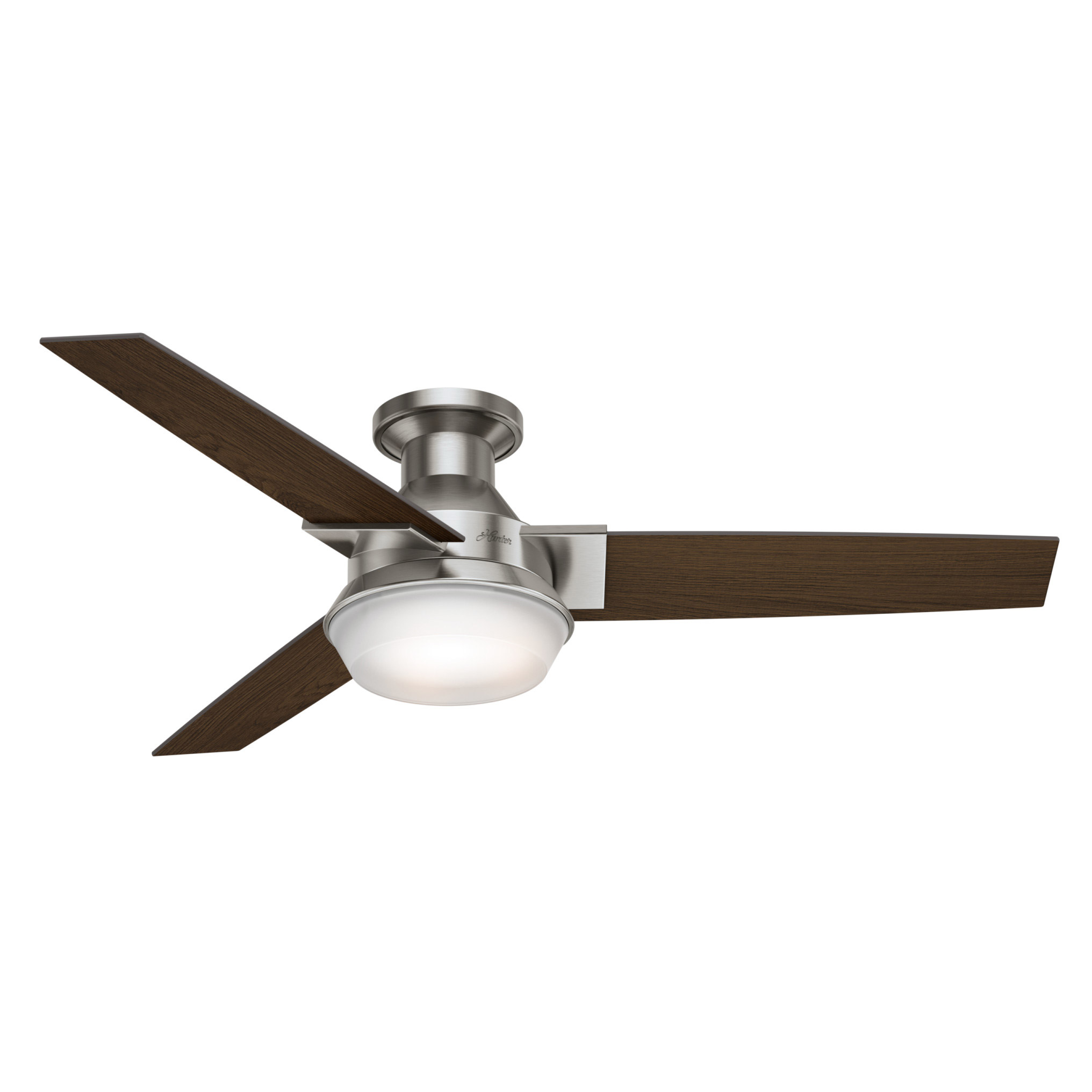 Hunter Morelli 52 in. (132cm) Low Profile Ceiling Fan with Light | Costco