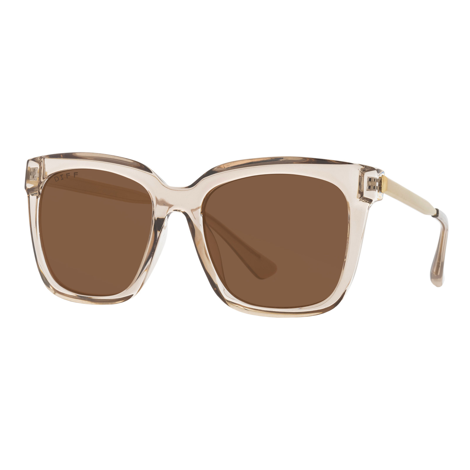 DIFF Hailey Vintage Crystal Brown Gradient Sunglasses | Costco