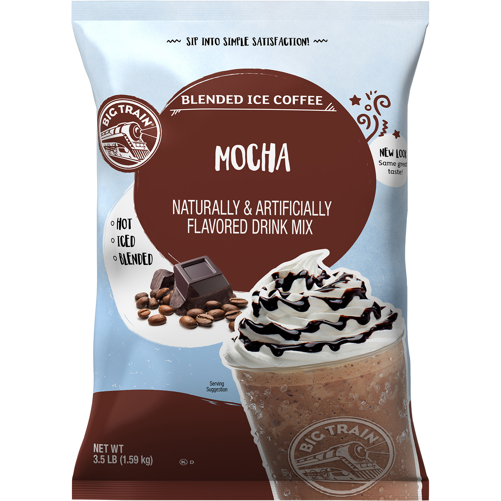 Big Train Blended Ice Coffee Drink Mix, Mocha, 3.5 lbs | Costco