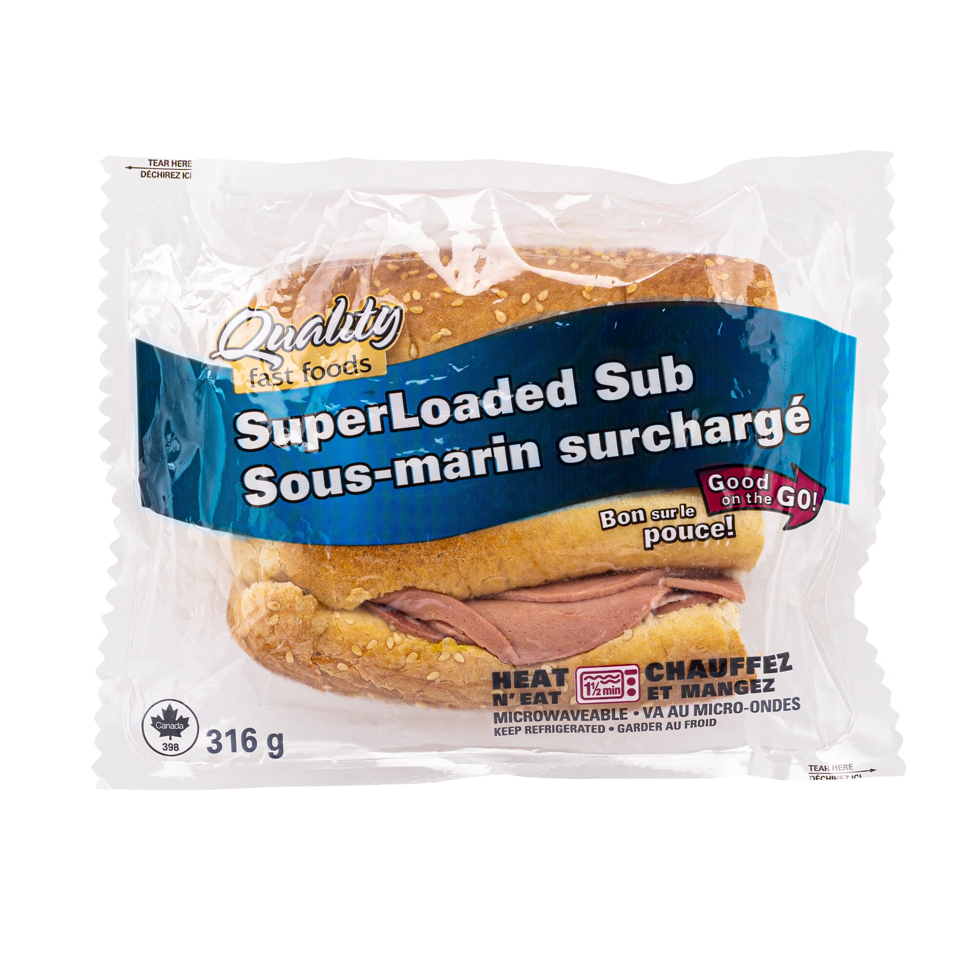 Quality Fast Food SuperLoaded Sub, 12 × 316 g | Costco
