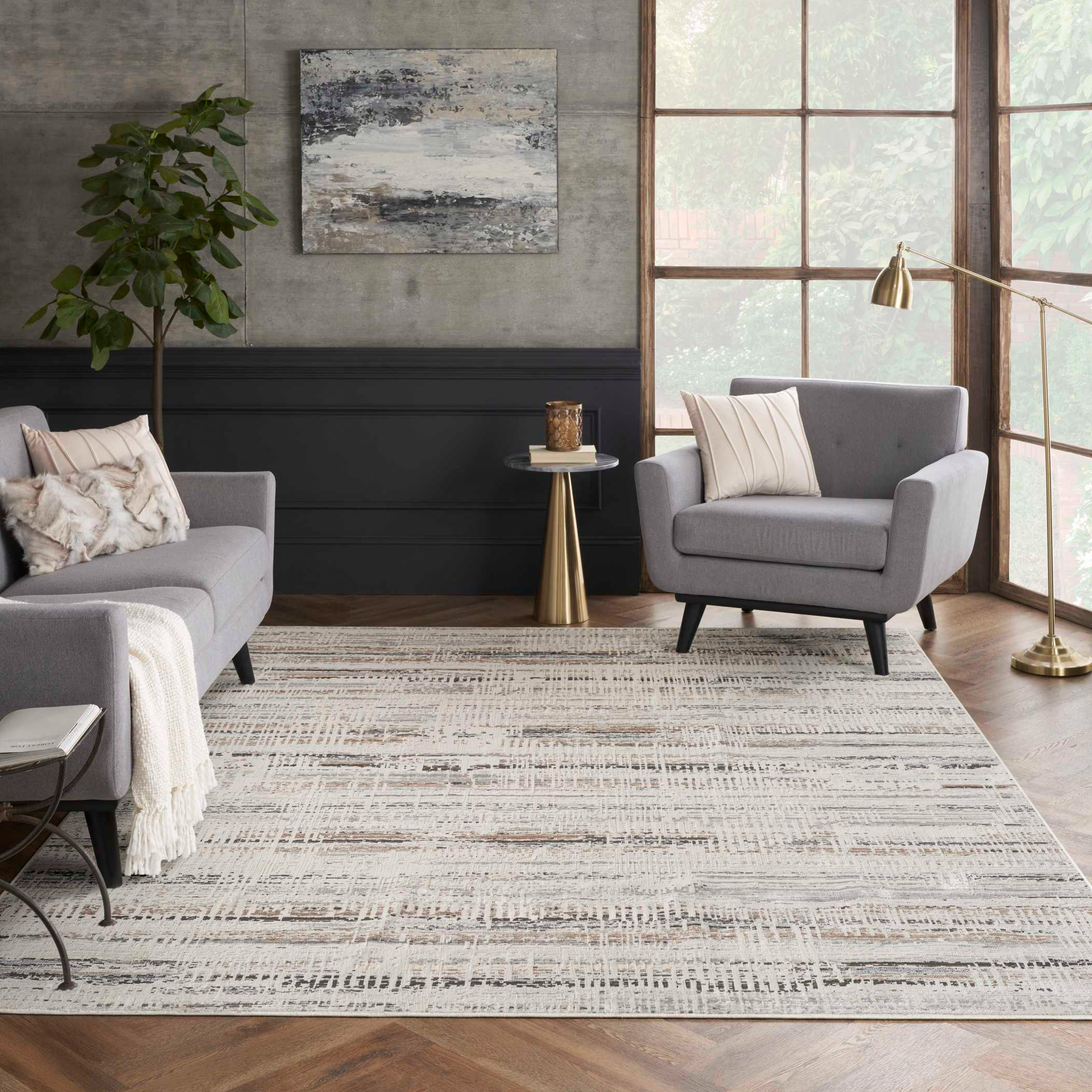 Nourison Arctic Area Rug Collection, Denali | Costco