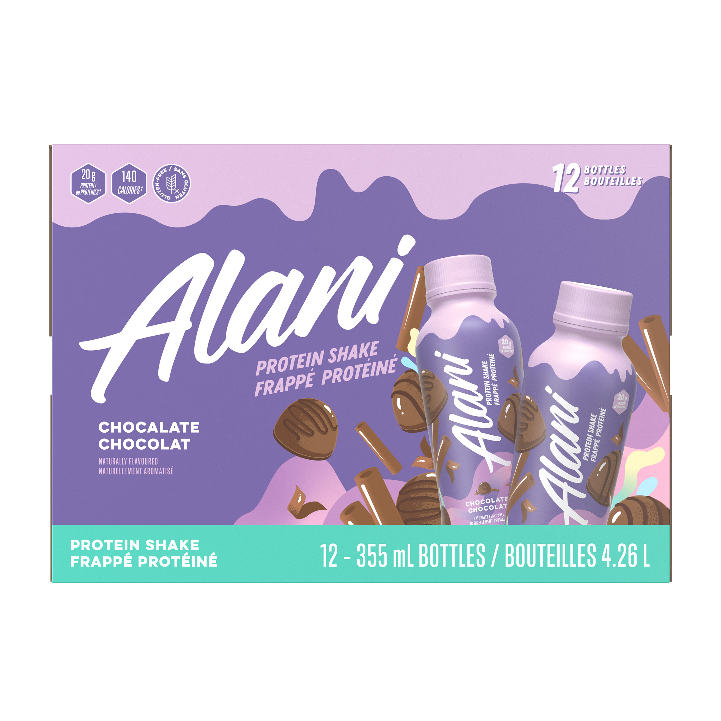 Alani Nu Protein Shake Chocolate, 12 x 355 mL | Costco
