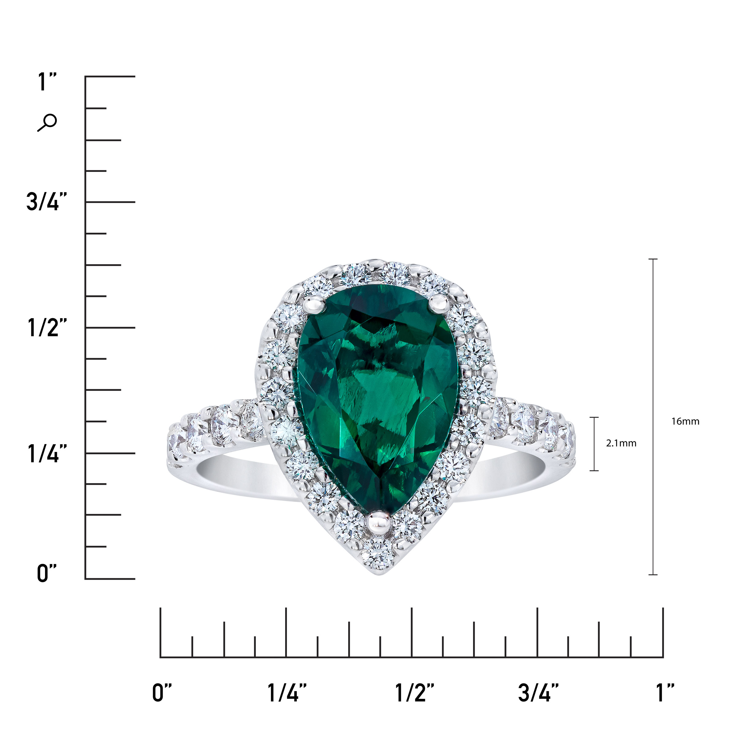 Costco emerald diamond ring store