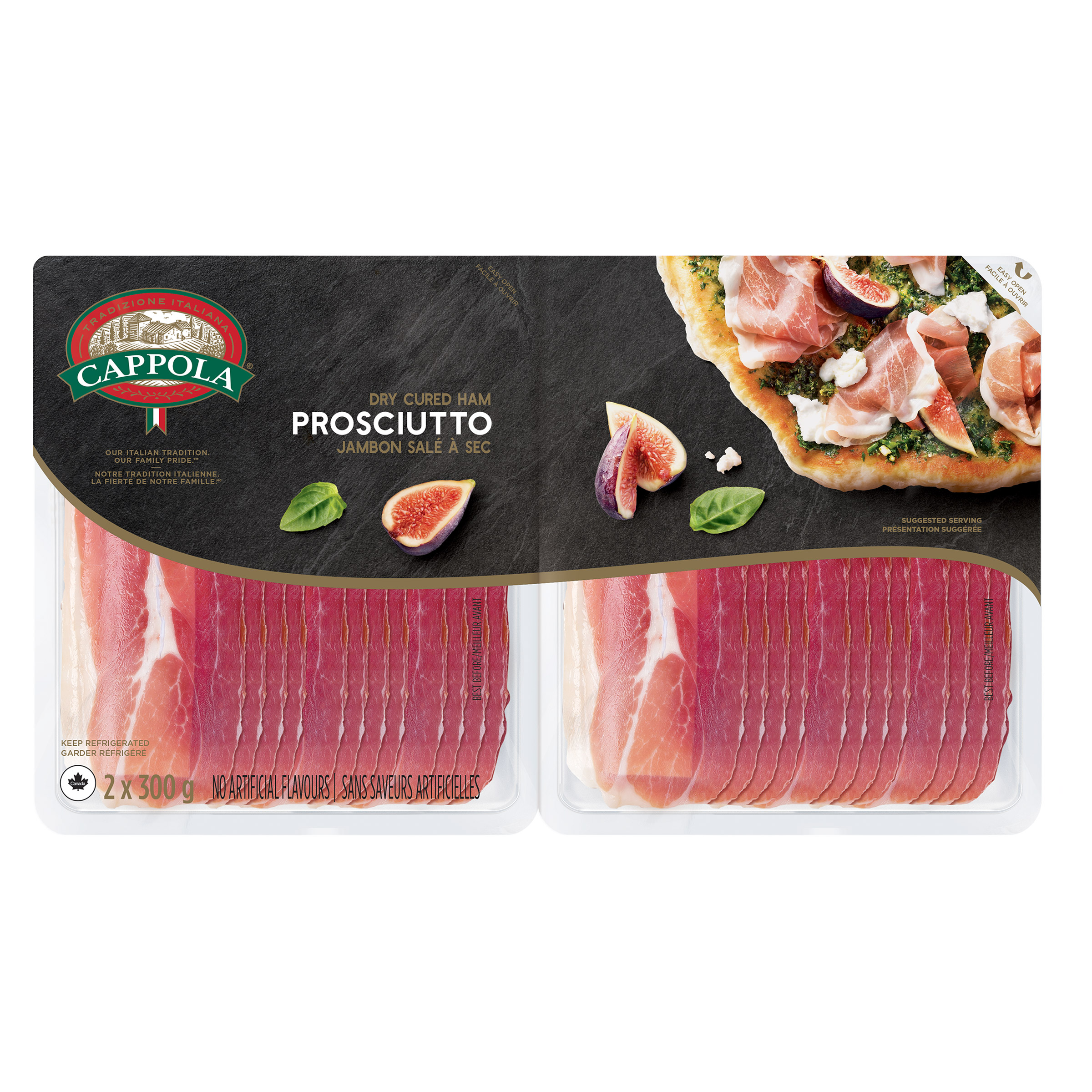Cappola Sliced Prosciutto, 2 x 300 g | Costco