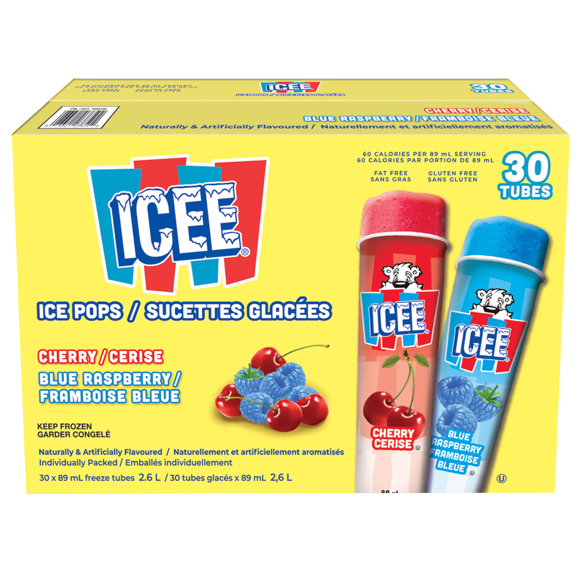 Icee Ice Pops 30 x 89ml | Costco