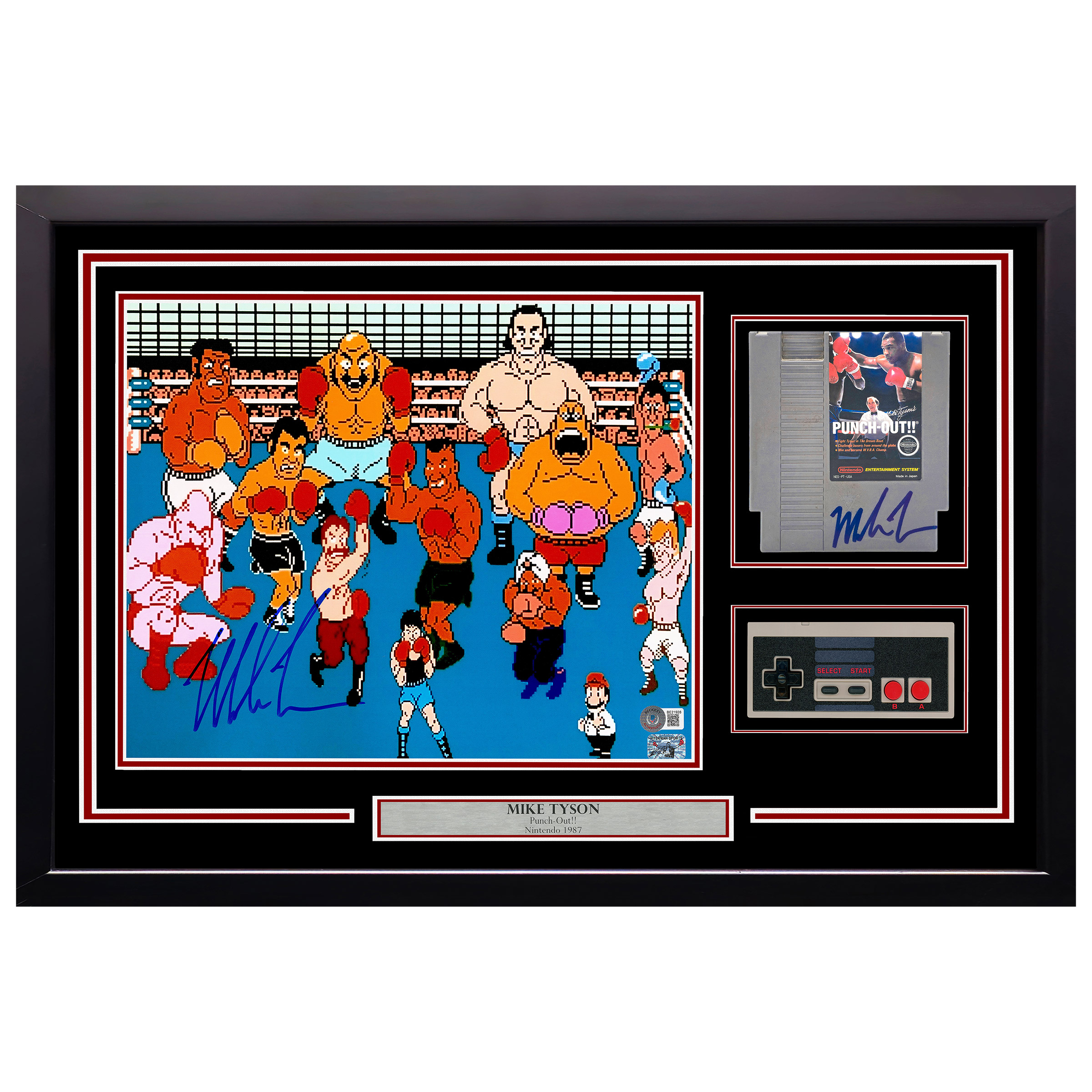 Mike Tyson Autographed Framed Nintendo Punch-Out!! Collage with Signed ...