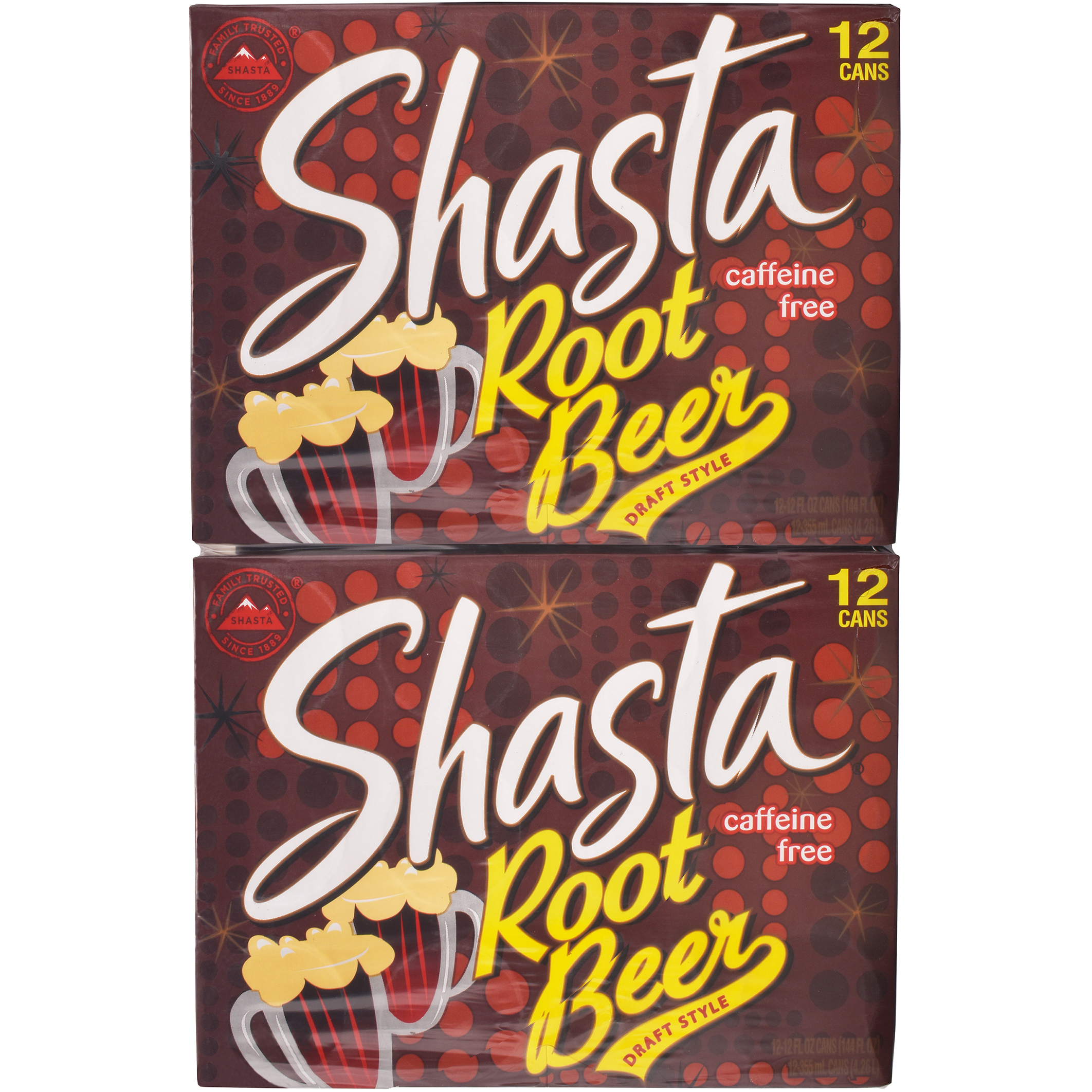 Shasta Root Beer, 12 fl oz, 24 ct | Costco