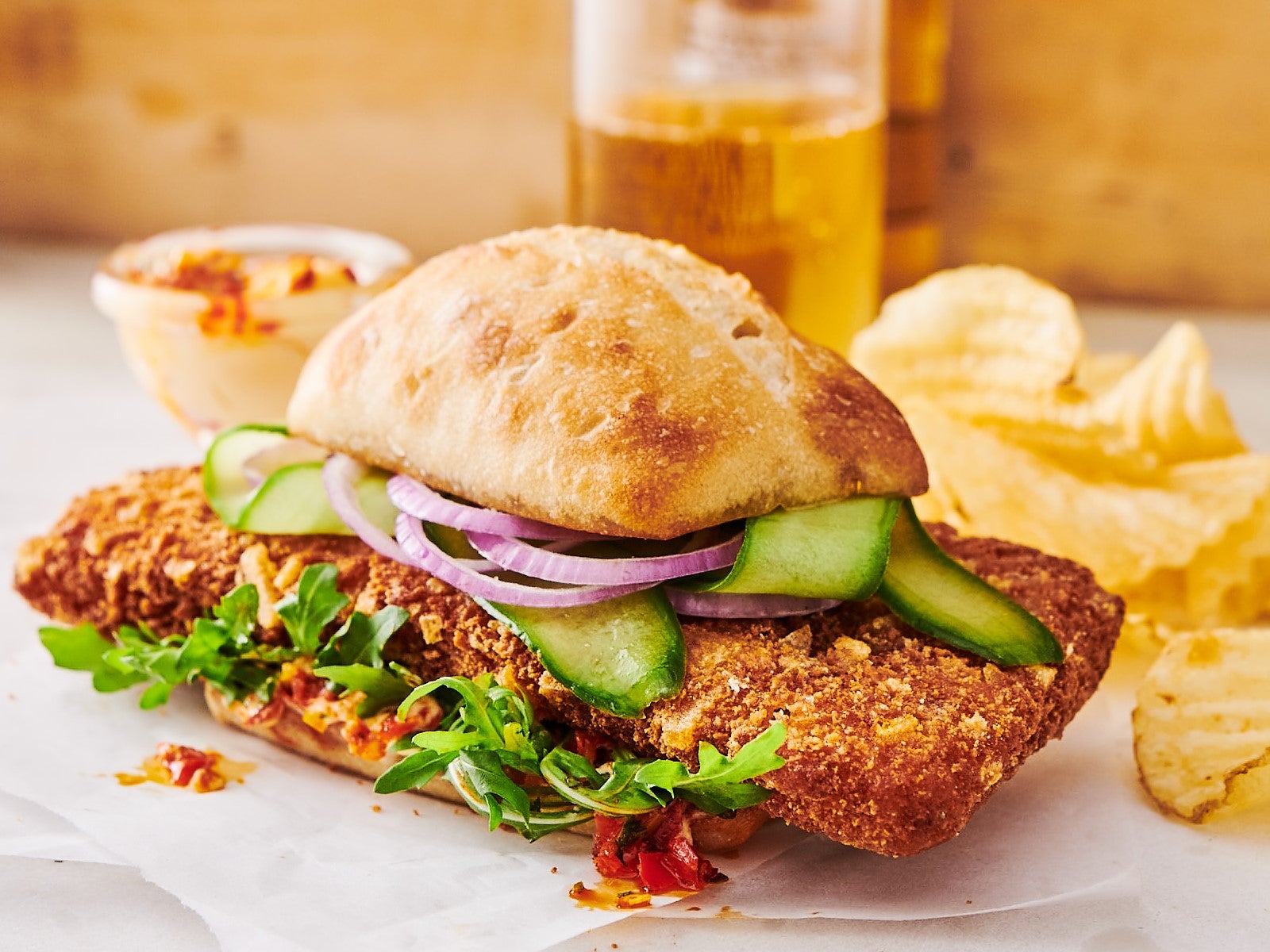 Potato Breaded Wild Alaska Pollock Wedge Sandwiches | Foodservice ...