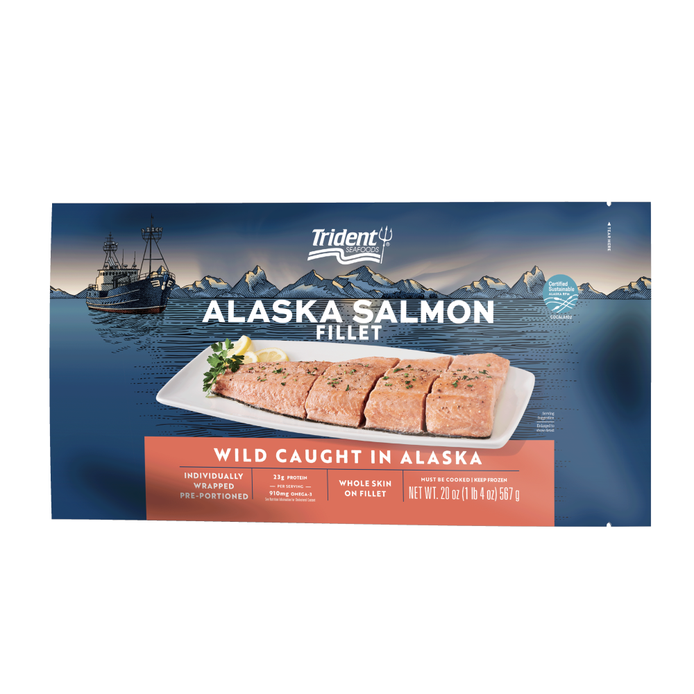 Wild-Caught Alaska Keta Salmon Fillet | Products | Trident Seafoods®