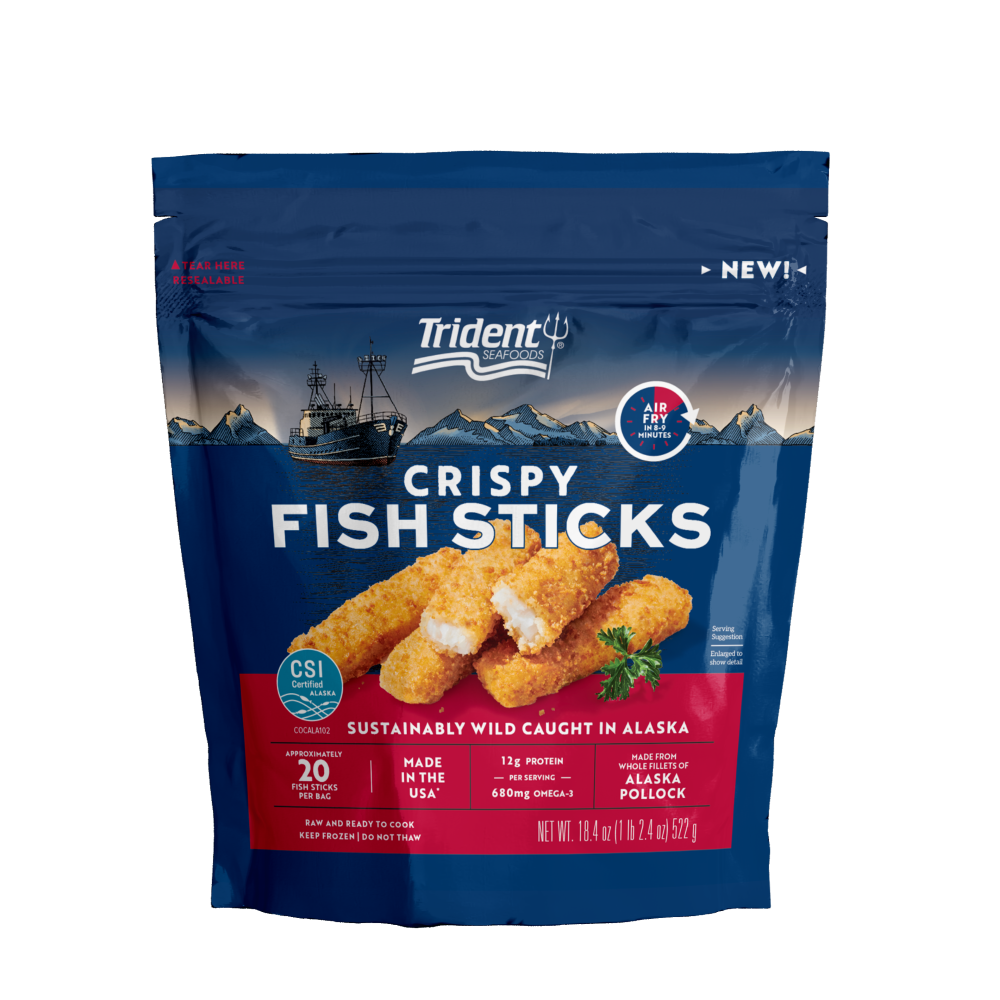 Crispy Fish Sticks 18.4 oz | Products | Trident Seafoods®