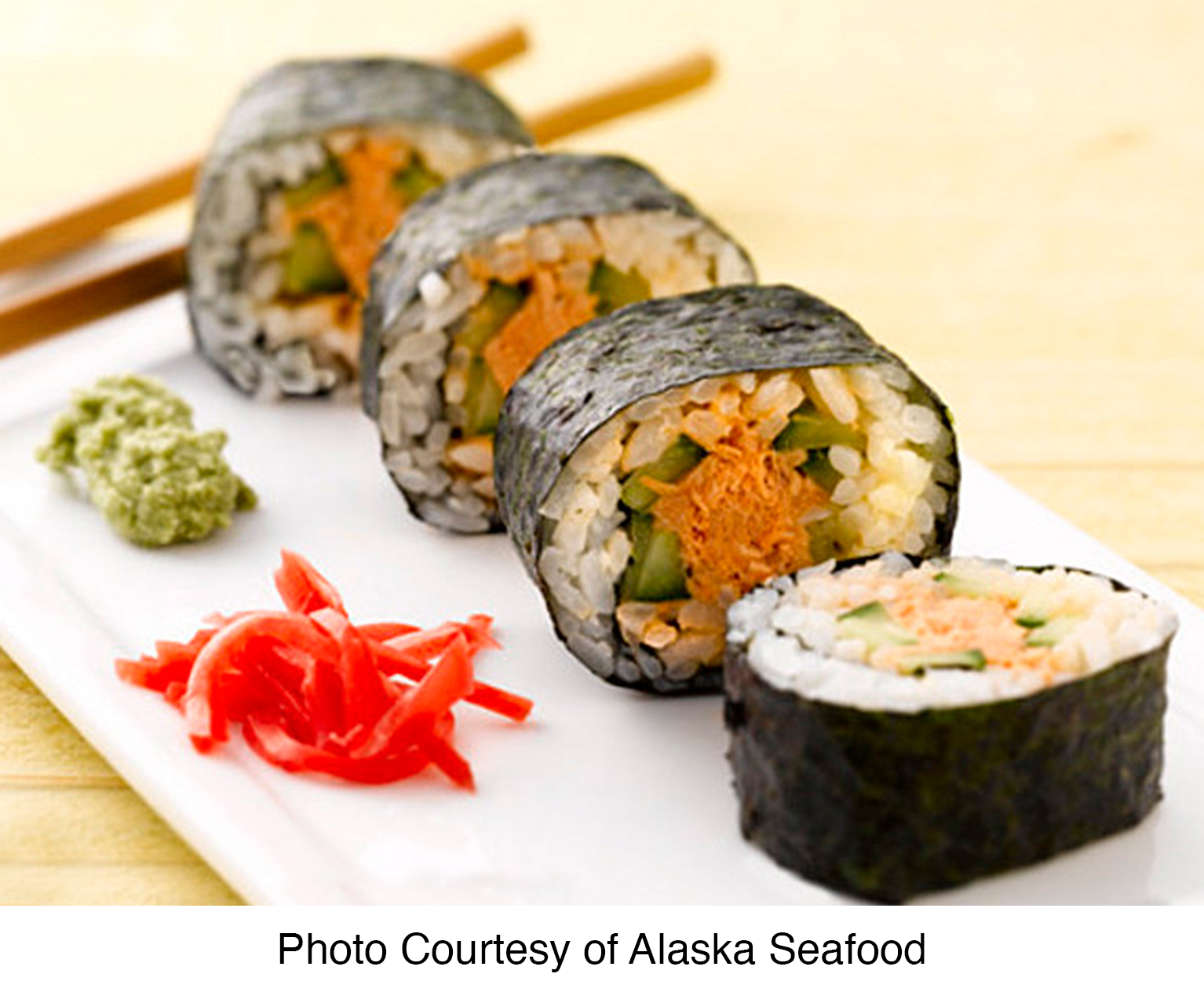 Alaska Salmon Sushi Roll | Recipes | Trident Seafoods