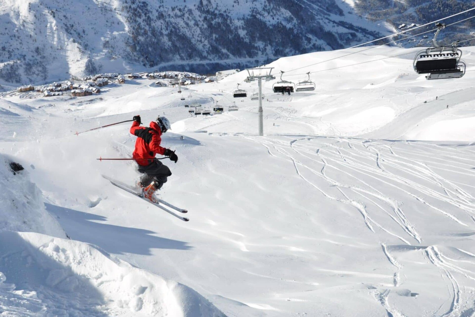 Valmeinier Piste Map | Plan of ski slopes and lifts | OnTheSnow