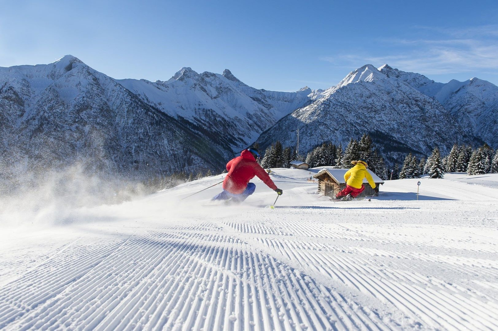 Jöchelspitze - Lechtal Piste Map | Plan of ski slopes and lifts | OnTheSnow