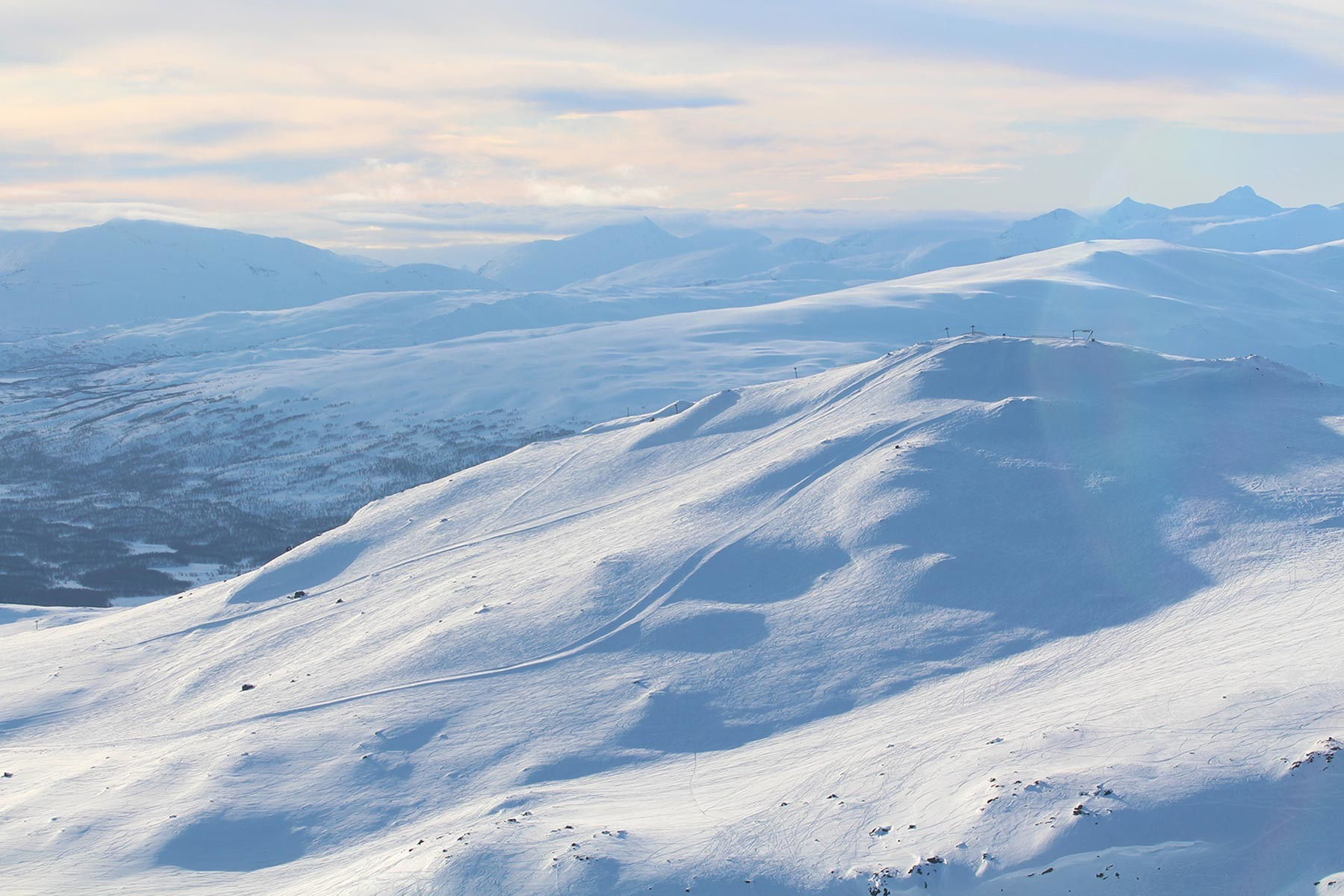 Hemavan - Plan des pistes de ski Hemavan