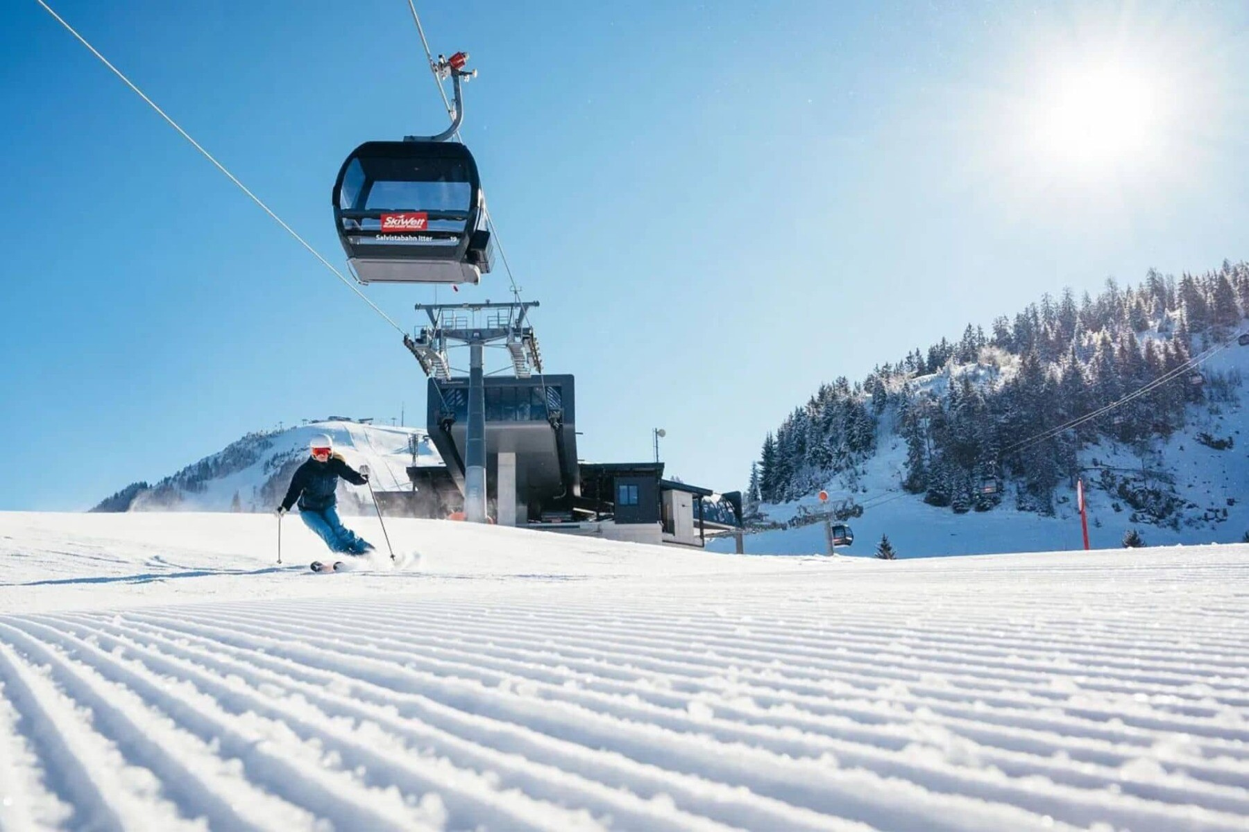 Itter - SkiWelt Piste Map | Plan of ski slopes and lifts | OnTheSnow