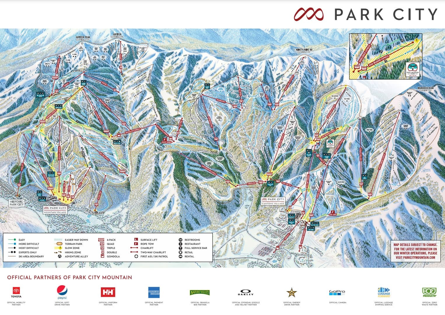 Park City Trail Map | OnTheSnow