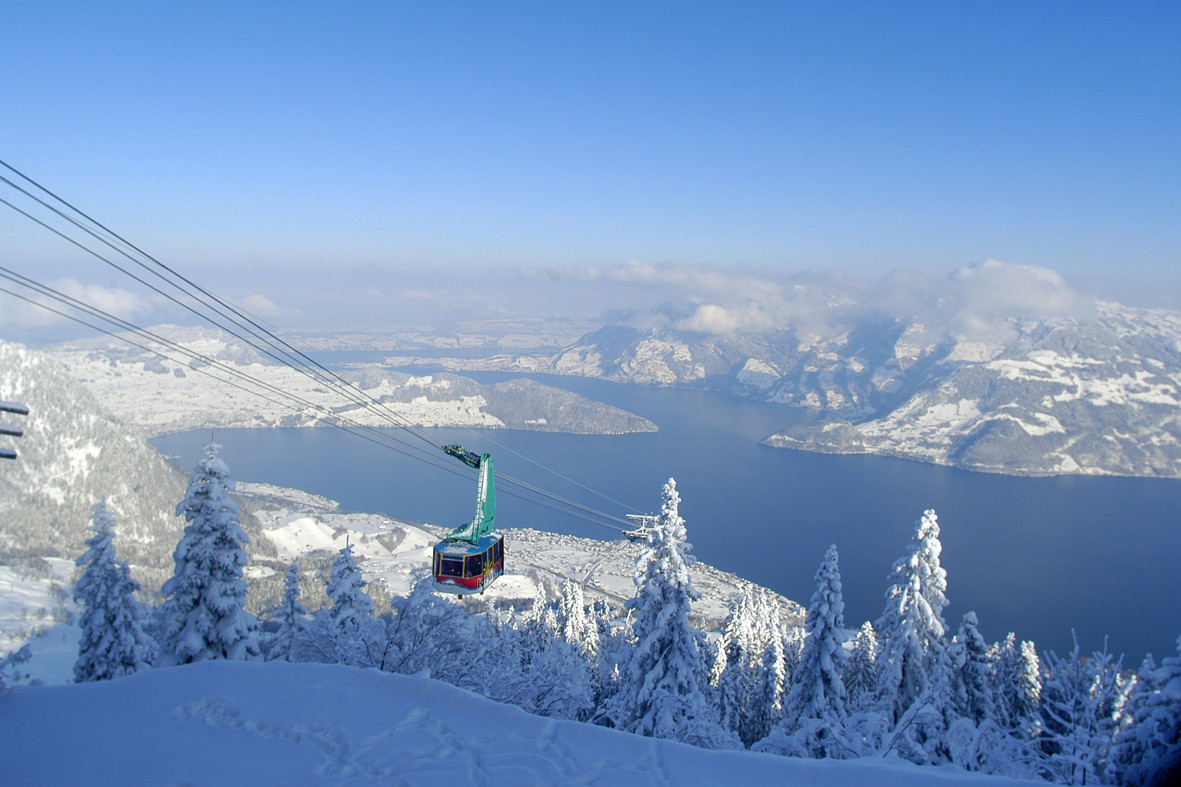 Beckenried - Klewenalp Piste Map | Plan of ski slopes and lifts | OnTheSnow