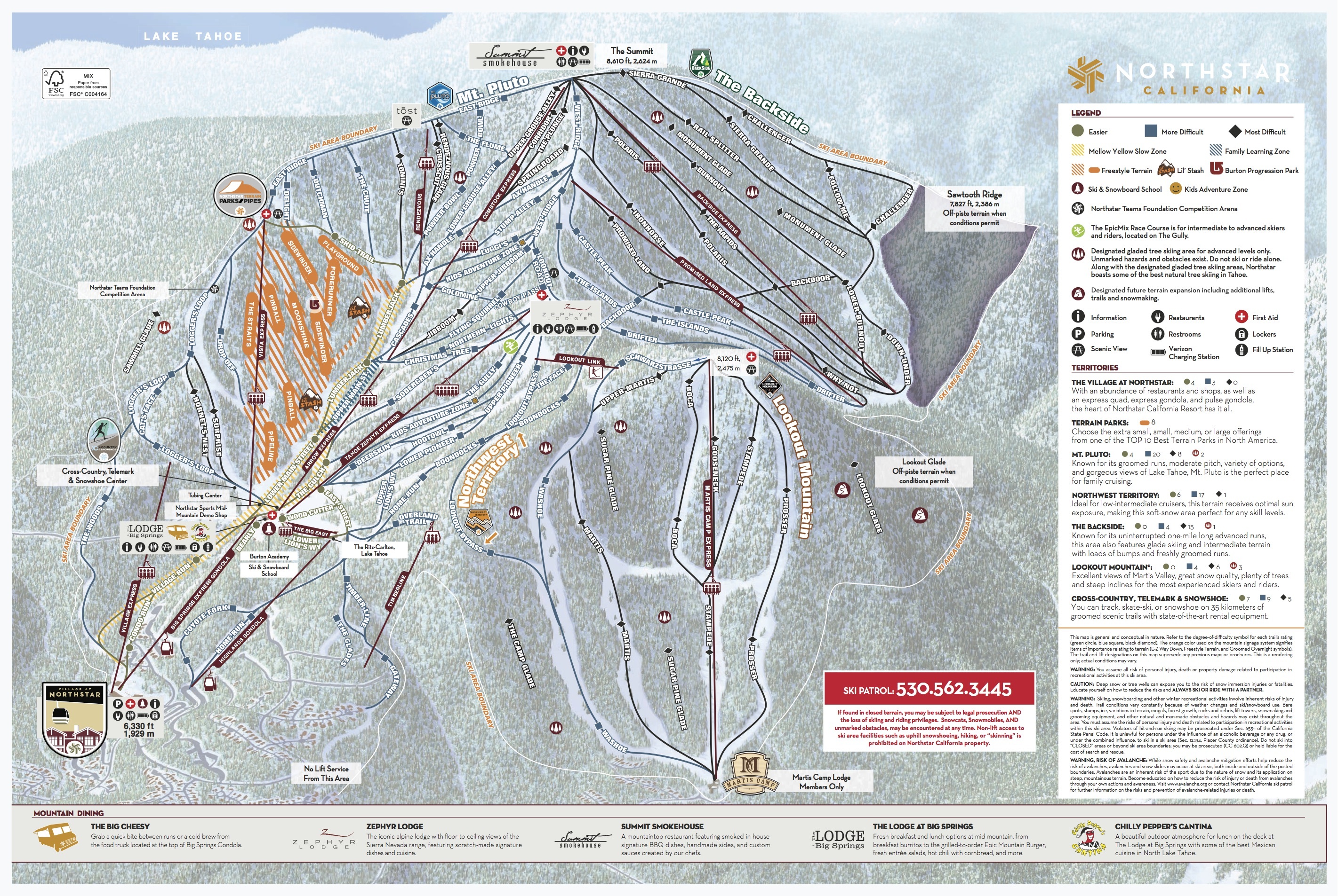 Northstar California Trail Map | OnTheSnow
