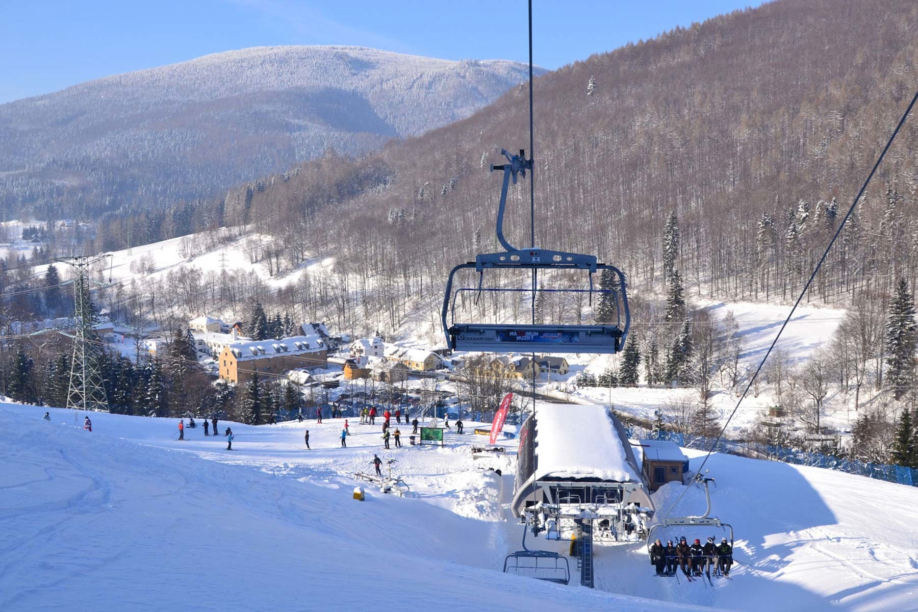 Kouty nad Desnou Piste Map | Plan of ski slopes and lifts | OnTheSnow