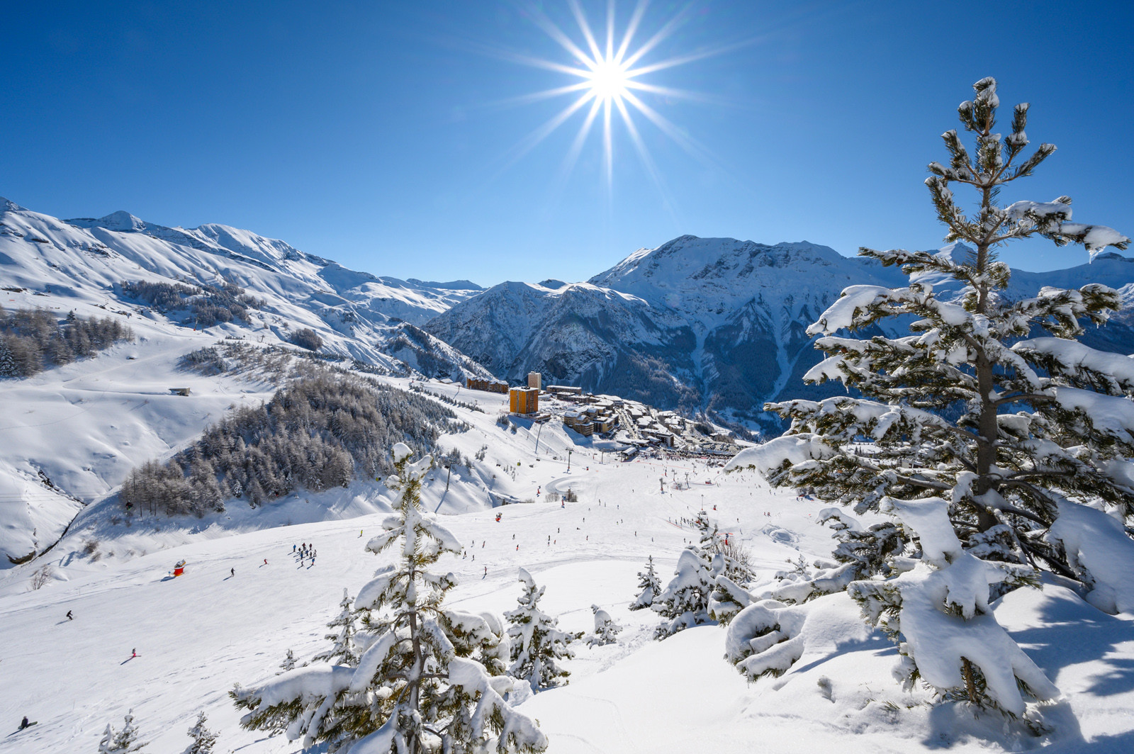 Enneigement Orcières Merlette - Bulletin neige et conditions de ski à ...
