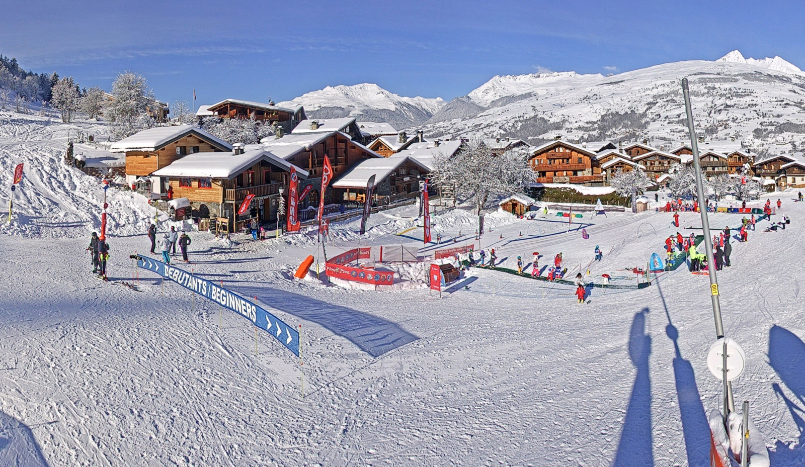 Montchavin - La Plagne - Plan des pistes de ski Montchavin - La Plagne