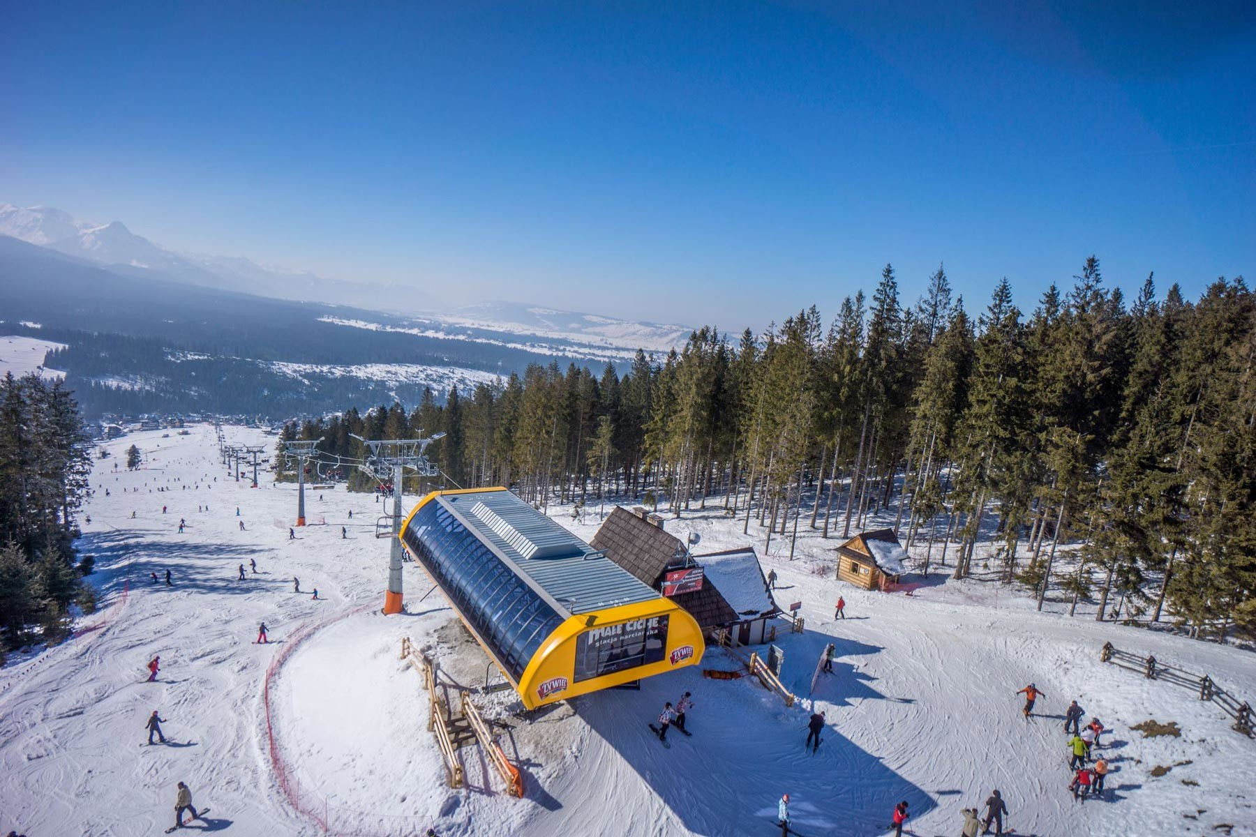 Małe Ciche Piste Map | Plan of ski slopes and lifts | OnTheSnow