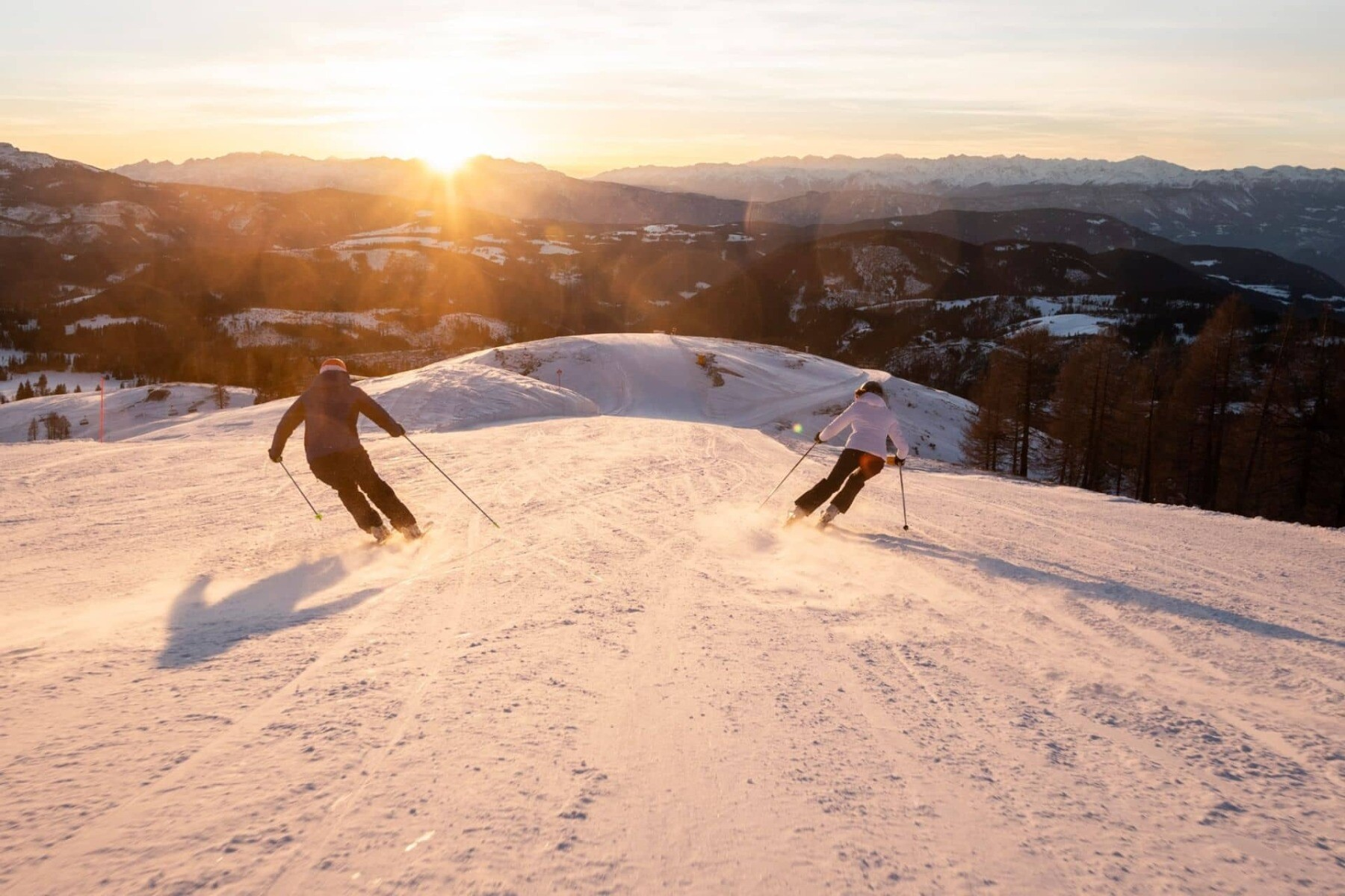 Mappa delle piste da sci a Carezza Ski