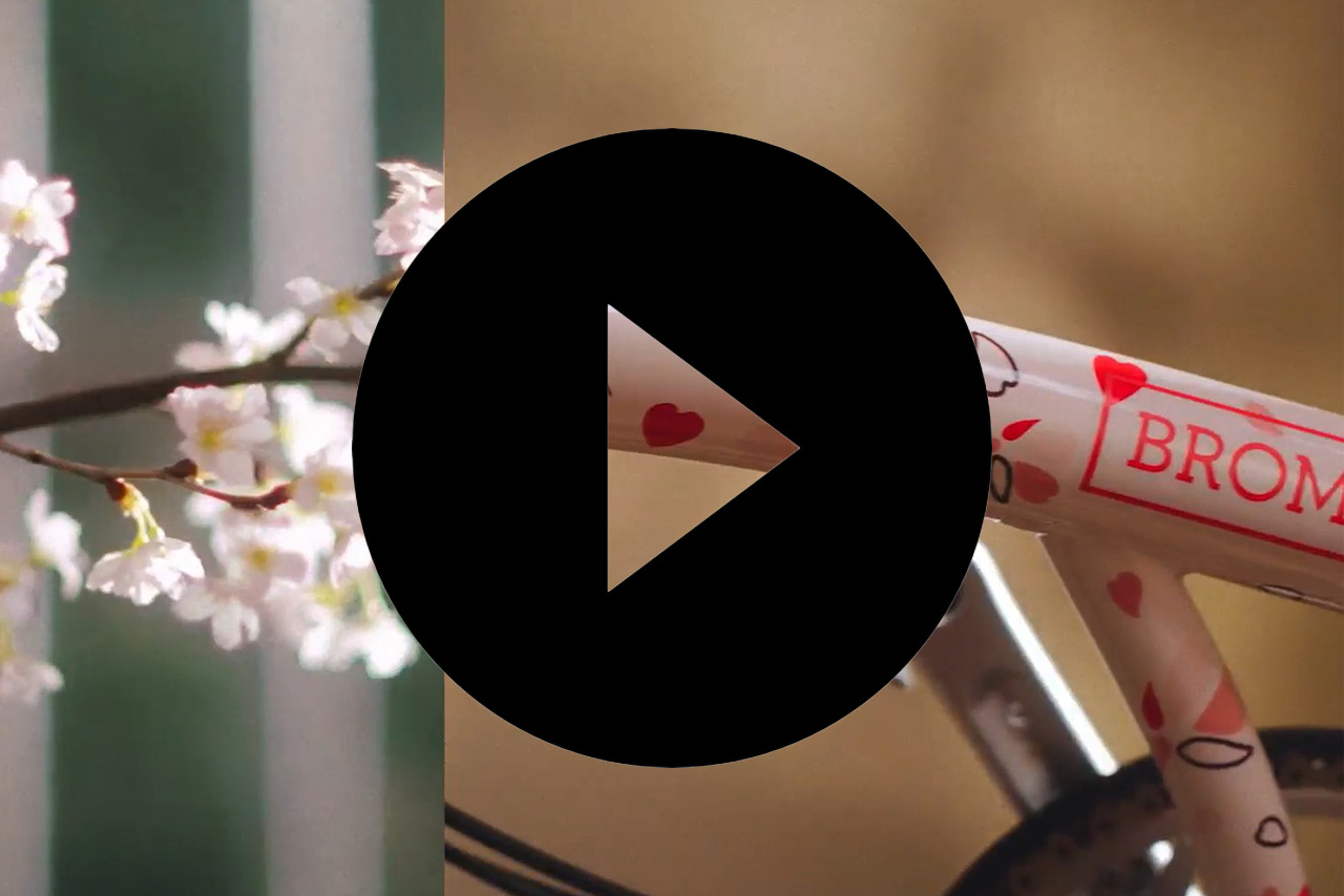 C Line Cherry Blossom - 6-speed | Brompton Bicycle Singapore