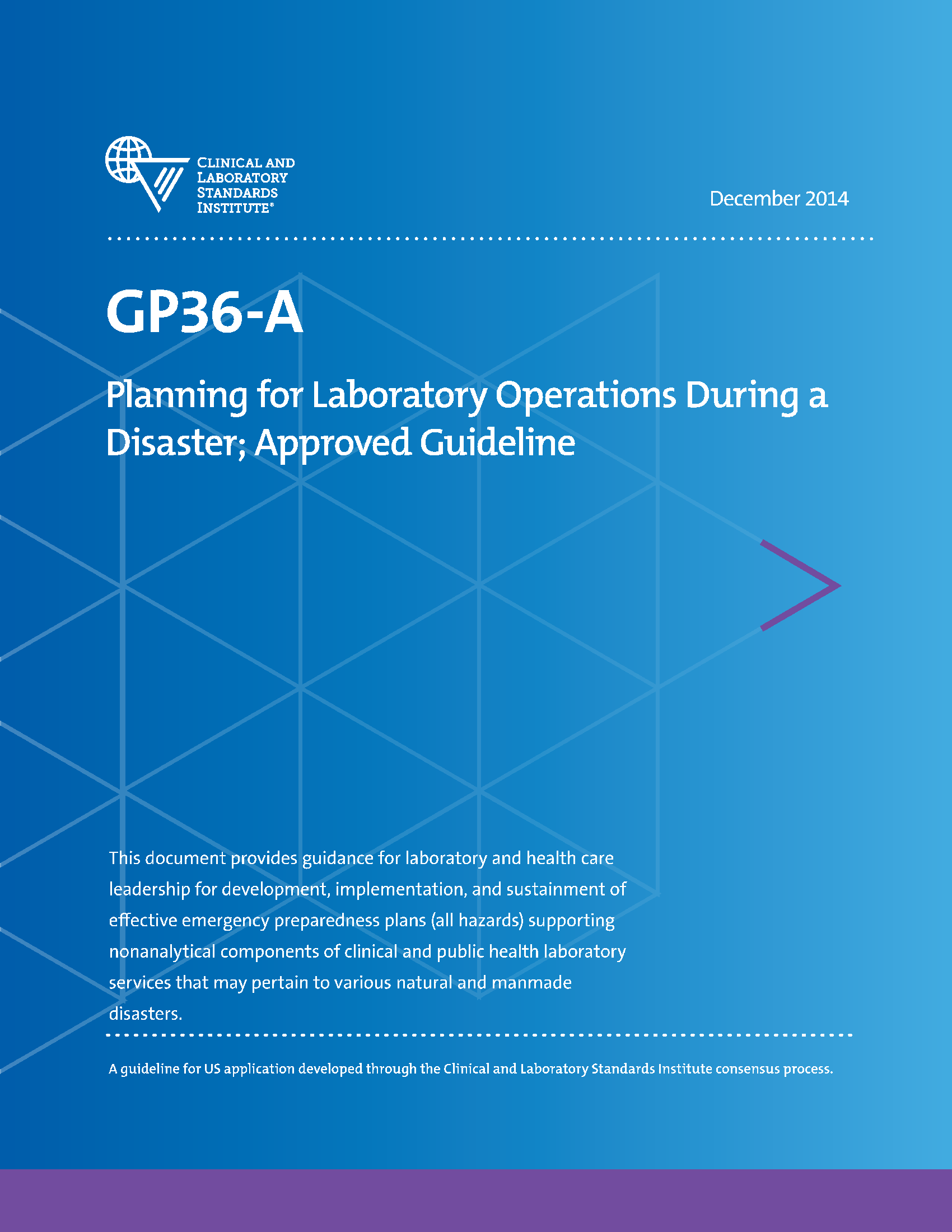 GP36 | Planning for Laboratory Operations During a Disaster