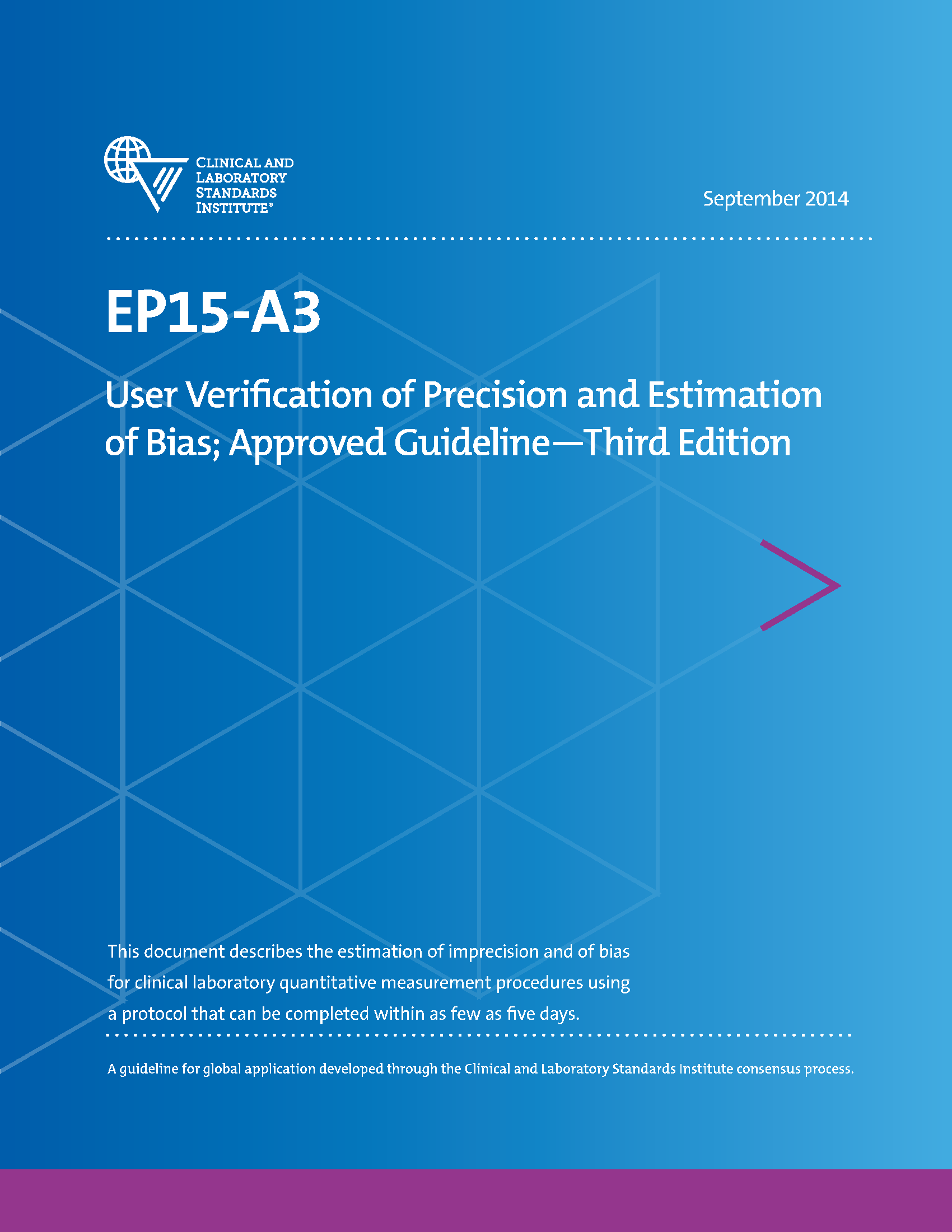 EP15 | User Verification of Precision and Estimation of Bias