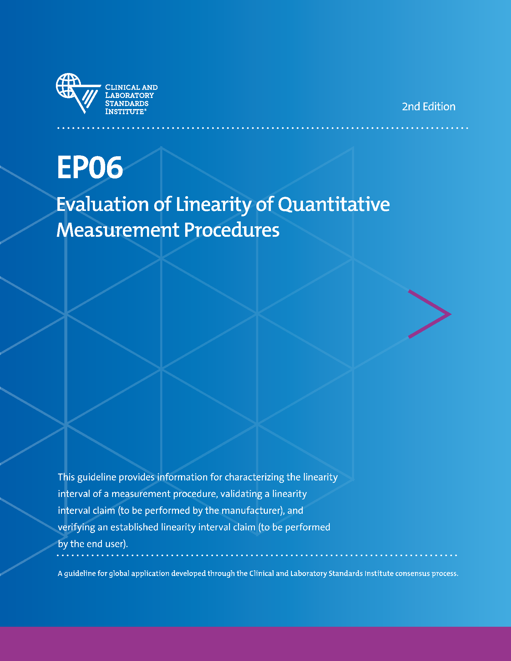 EP06 | Evaluation of Linearity of Quantitative Measurement Procedures