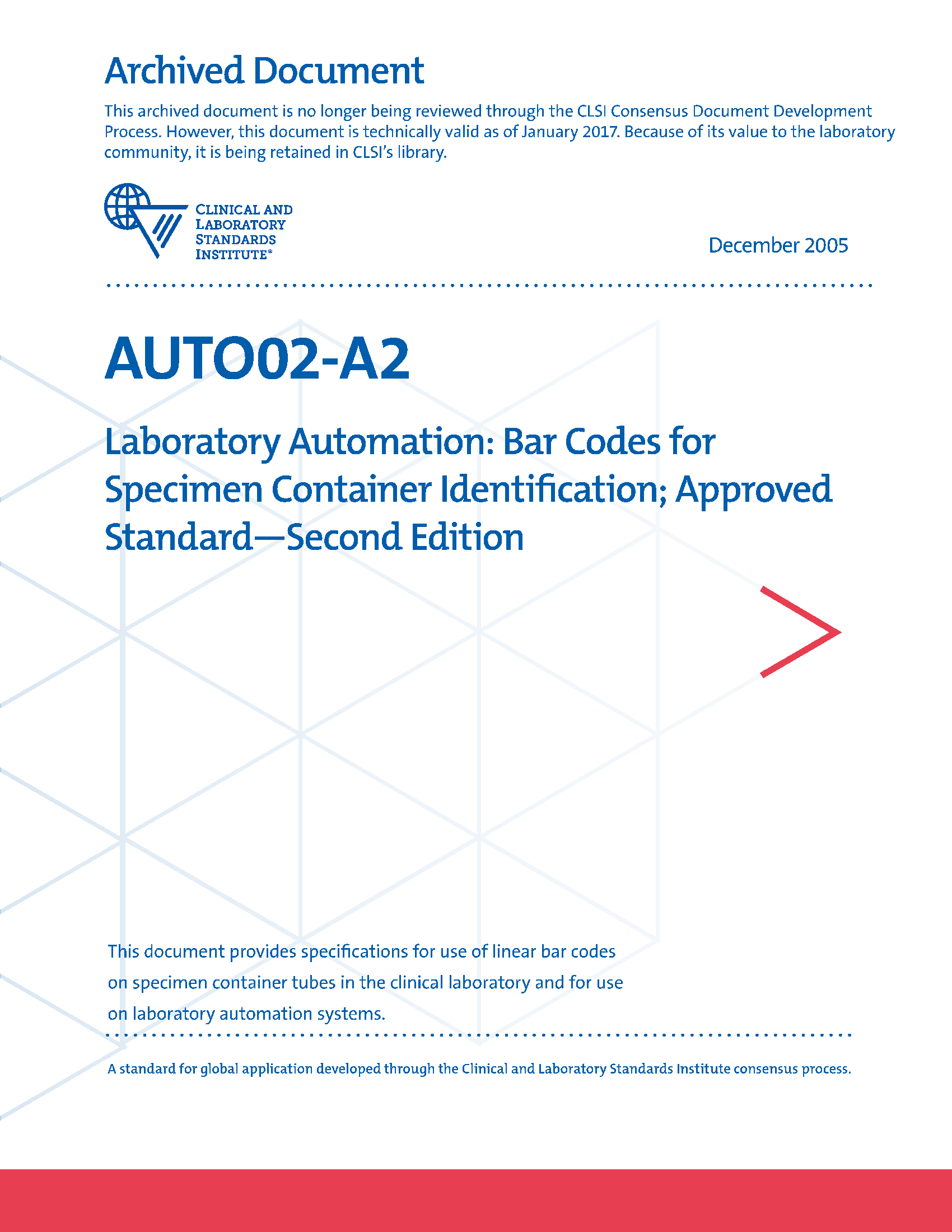 AUTO02 | Laboratory Automation: Bar Codes for Specimen Container ...