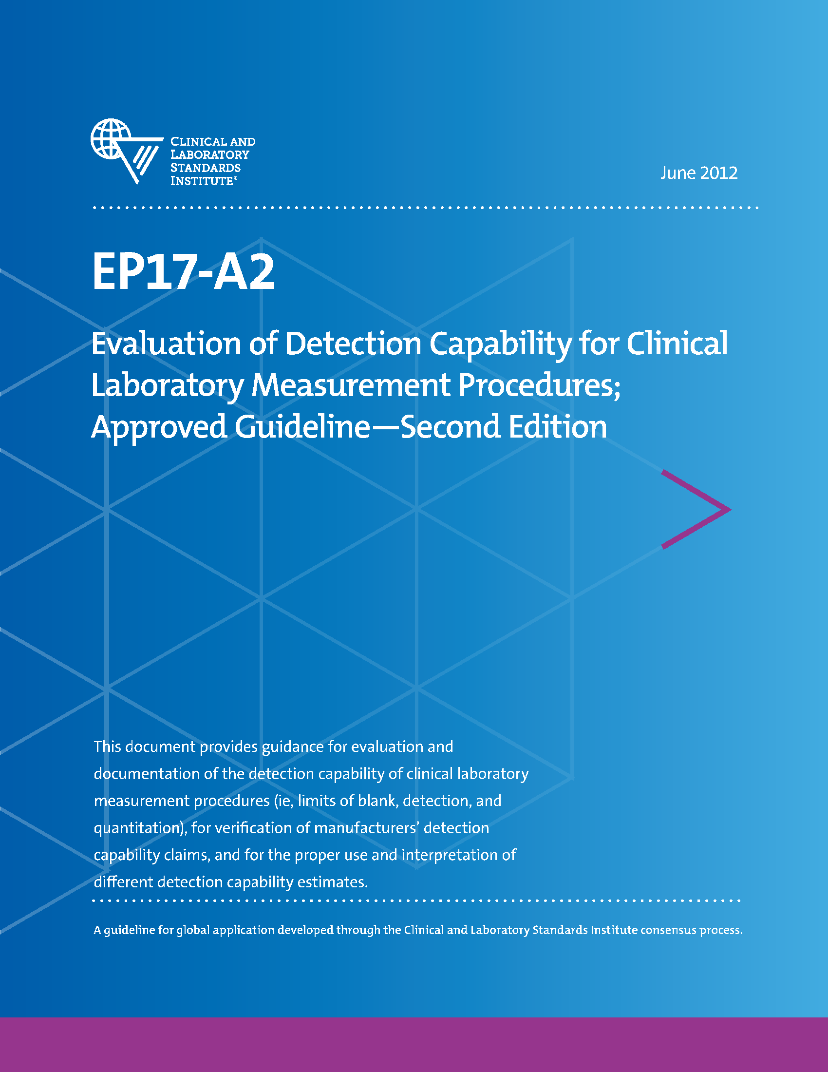 EP17 | Evaluation of Detection Capability for Clinical Laboratory ...